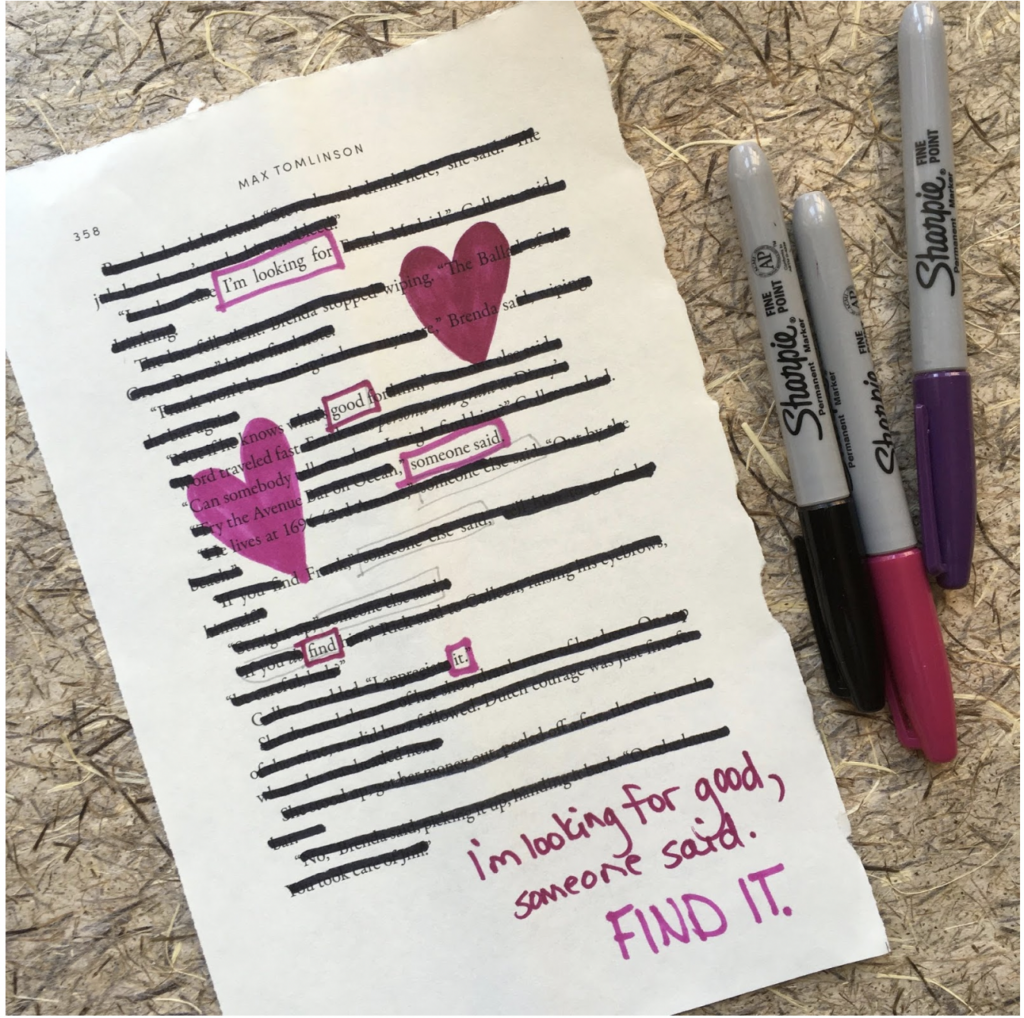 Blackout Poetry Roundup: Examples to Inspire - Spark Creativity