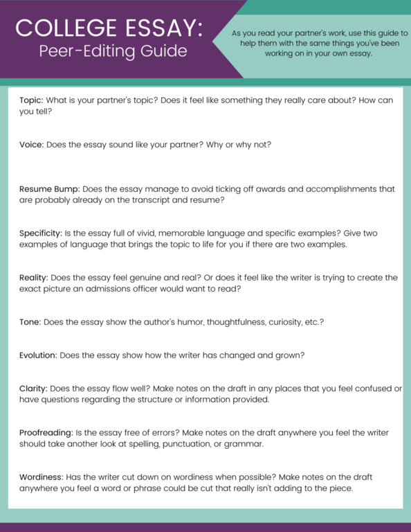 Try Teaching The College Essay like This - Spark Creativity