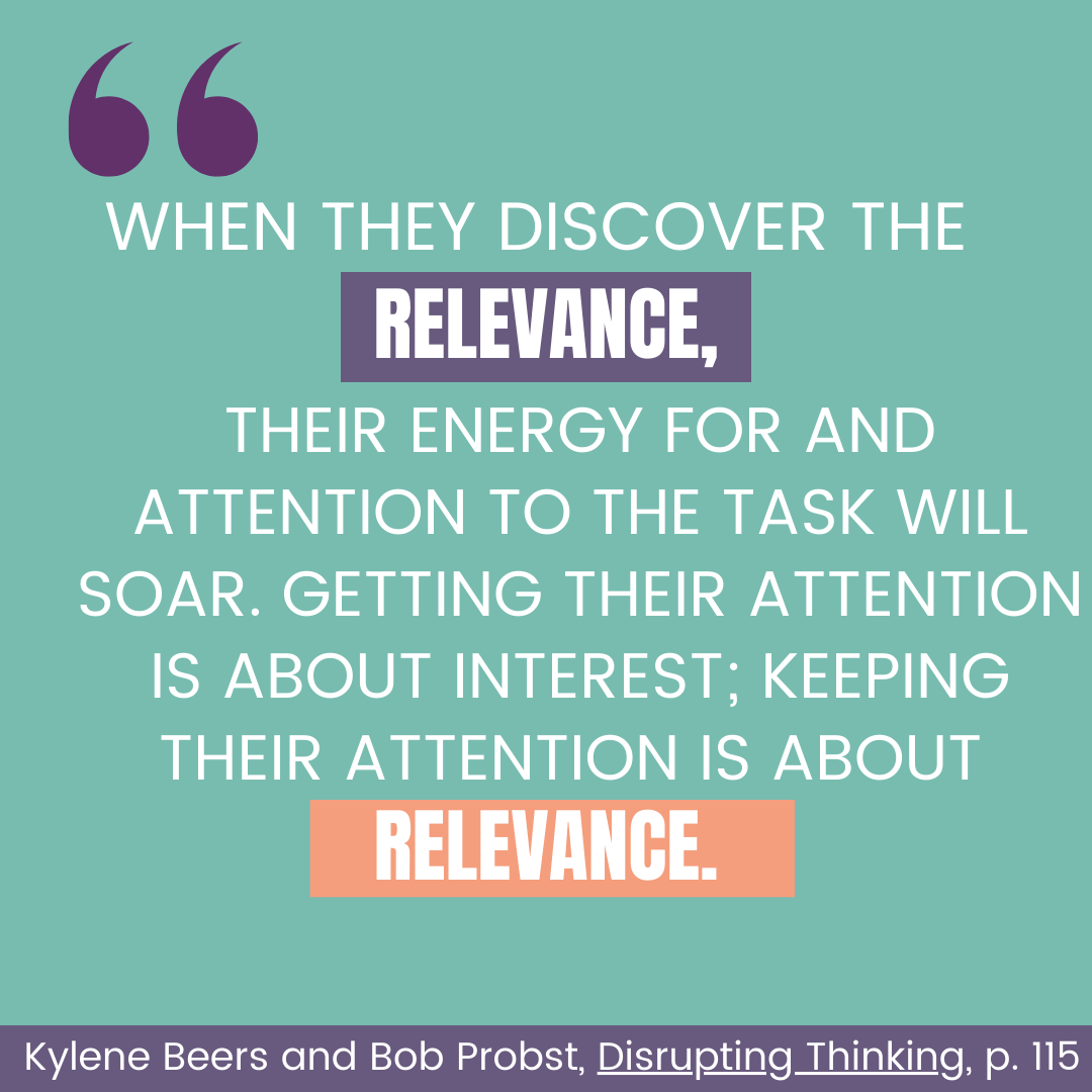 Relevance in ELA: The Secret Sauce to Help Kids Care - Spark Creativity