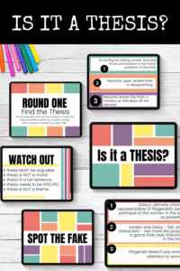 Teaching Argument Basics: How to Gamify Thesis Practice - Spark Creativity