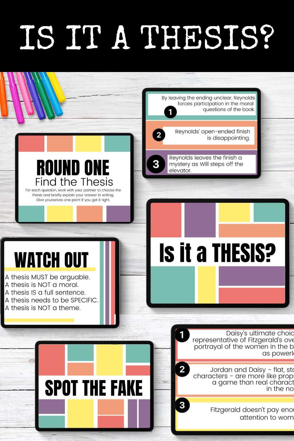 Teaching Argument Basics: How to Gamify Thesis Practice - Spark Creativity