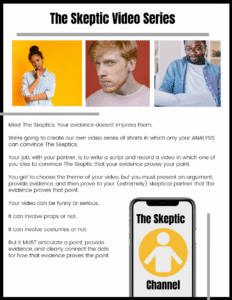Improve Students' Evidence Analysis: Meet Mr. Skeptical - Spark Creativity