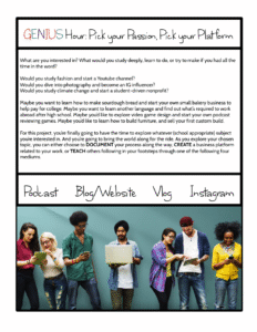 A Lesson for Book Clubs with a Genius Hour Twist - Spark Creativity