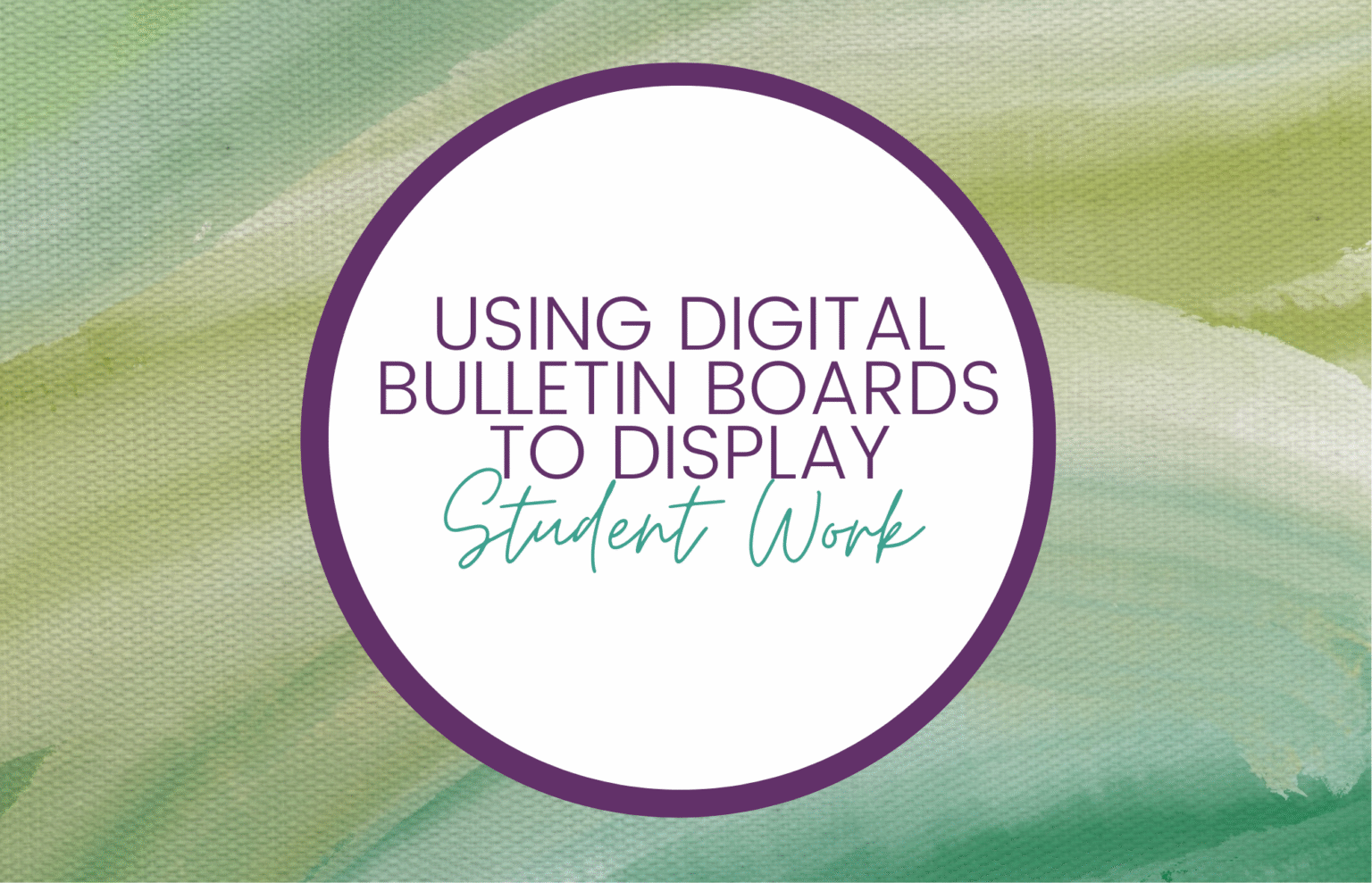 Using Digital Bulletin Boards to Display Student Work - Spark Creativity